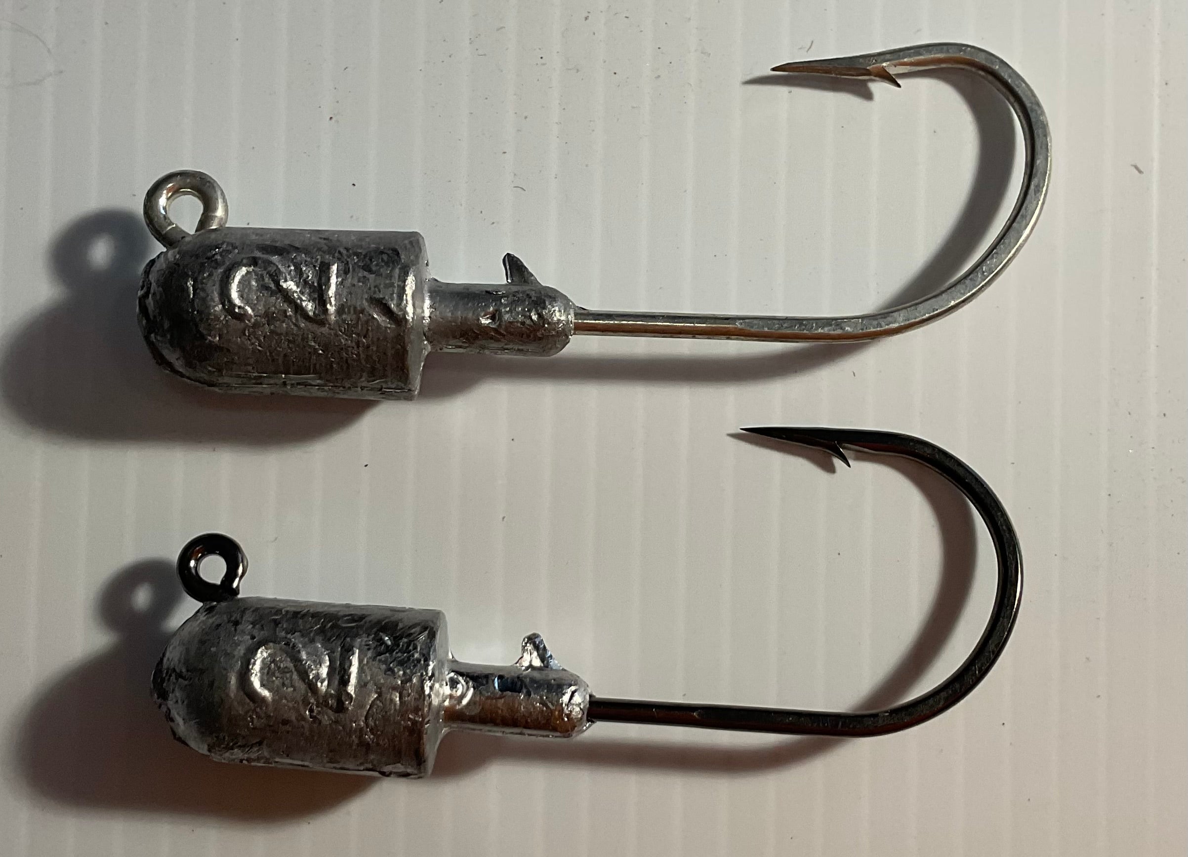 2 oz Bullet Head Jigs, 8/0 Forged Hook or Black Nickel 10 pack – thewormbar